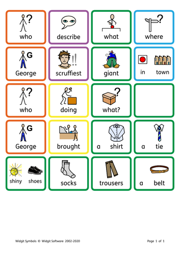 Smartest Giant in Town - Widgit symbols | Teaching Resources