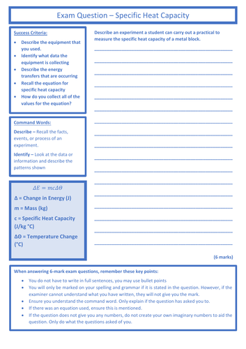 AQA Combined Science - Physics Required Practical Packs | Teaching ...