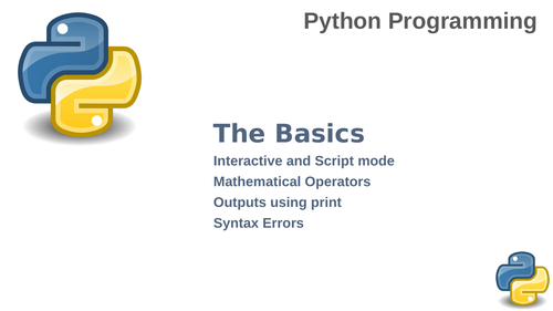 Gcse Computer Science Codingpython Interactive Script Mode Outputs Syntax Errors 