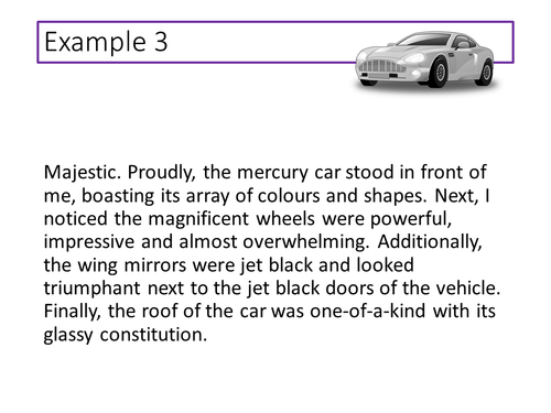 Edexcel Improving Descriptive Writing | Teaching Resources