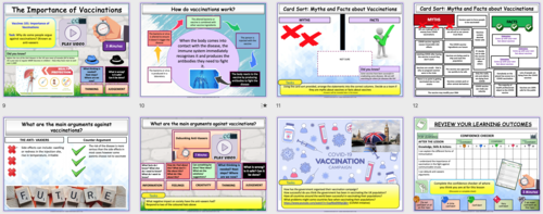 Vaccinations and Immunisation | Teaching Resources