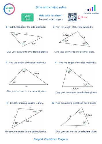 Sine and cosine rules | Teaching Resources