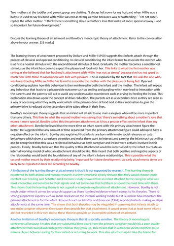 16 Mark Essay with AO2 Breakdown | Teaching Resources