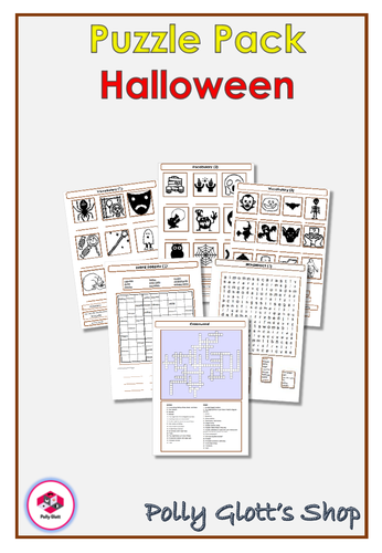 Spanish Halloween Puzzles | Teaching Resources