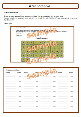 Spanish Halloween Puzzles | Teaching Resources