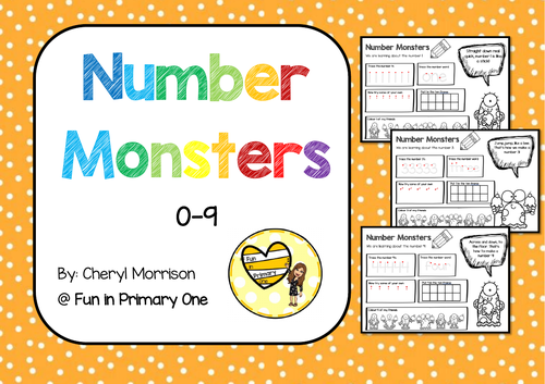 Number Monsters Complete Set | Teaching Resources