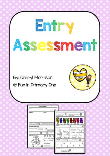 Starting School Entry Assessment | Teaching Resources
