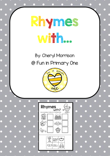Rhyming Cut and Stick | Teaching Resources