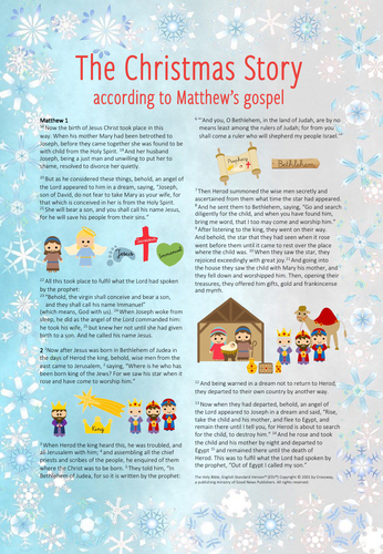 Christmas Story - Matching Pair Game | Teaching Resources