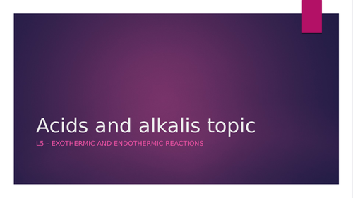 acids and alkalis topic | Teaching Resources