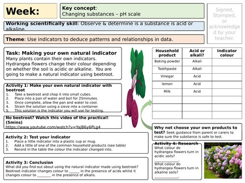 Science home learning interactive practical activities | Teaching Resources