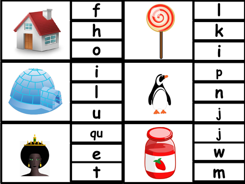 Initial Sounds Worksheets and Cards | Teaching Resources