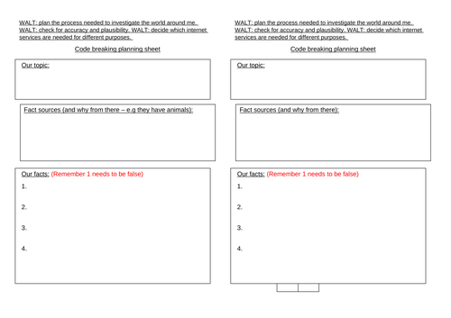 Year 6 Digital Literacy ICT planning | Teaching Resources