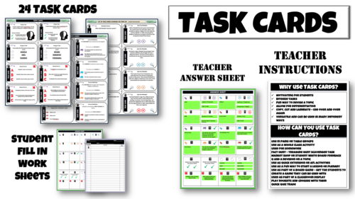 World War Two History Task Cards | Teaching Resources