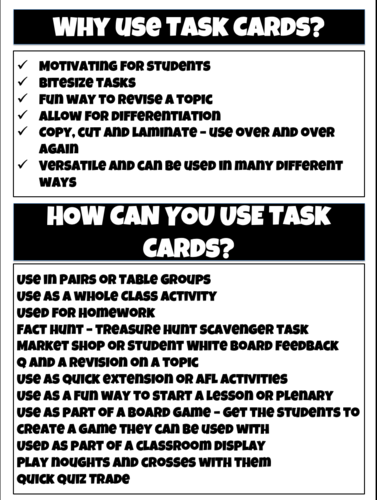 World War Two History Task Cards | Teaching Resources