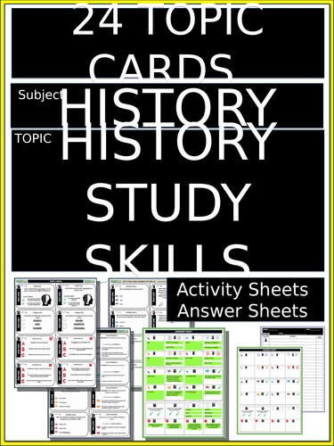KS3 History Skills Task Cards | Teaching Resources