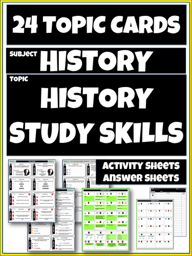 KS3 History Skills Task Cards | Teaching Resources