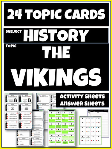 The Vikings Task Cards | Teaching Resources