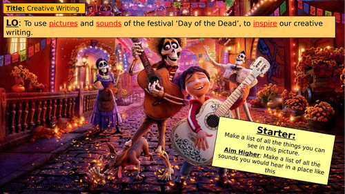 'Day of the Dead' creative writing lesson | Teaching Resources