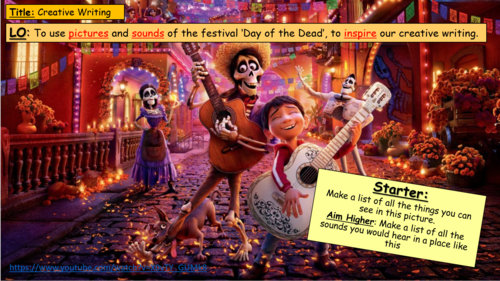 'Day of the Dead' creative writing lesson | Teaching Resources