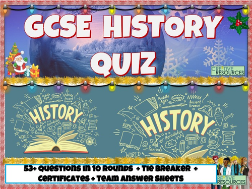 History Christmas Quiz | Teaching Resources