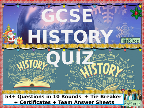 History Christmas Quiz | Teaching Resources