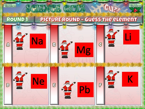 End of year Science Christmas Quiz | Teaching Resources