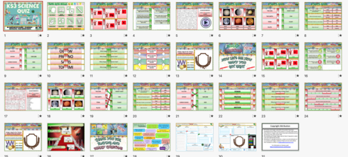 End of year Science Christmas Quiz | Teaching Resources