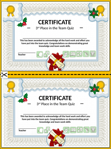 Christmas Quiz | Teaching Resources