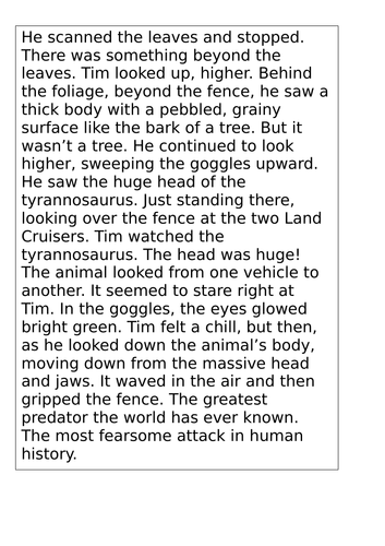 Paper 1 Q2 PowerPoint & VIDEO: JURASSIC PARK | Teaching Resources
