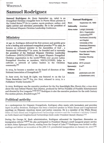 Samuel Rodriguez | Teaching Resources