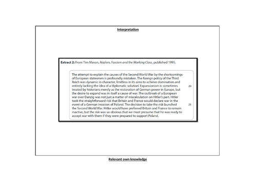 Edexcel A level History: How to answer the paper 1 interpretation ...