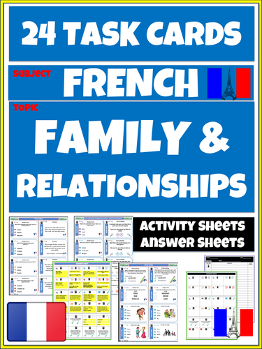 Family and Relationships MFL French | Teaching Resources
