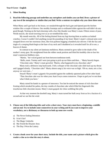 10 x KS3 Cover Lessons - Year 8 English | Teaching Resources