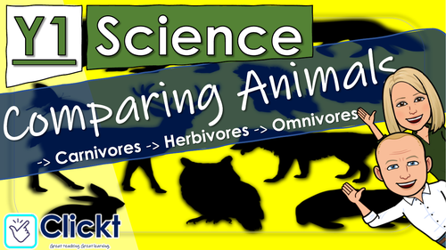 Year 1 Science: Animals, including humans: Comparing Carnivores etc ...