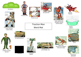 Traction Man Word Mat | Teaching Resources
