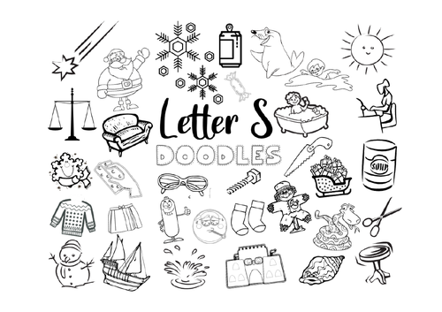 Letter S Doodle Fun | Teaching Resources