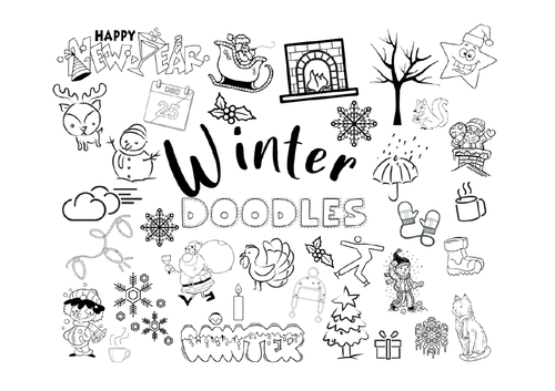Winter Doodle Fun | Teaching Resources