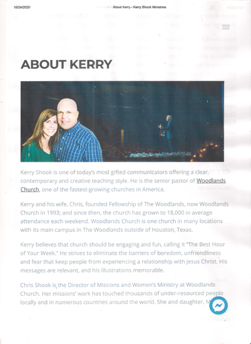 Kerry Shook | Teaching Resources