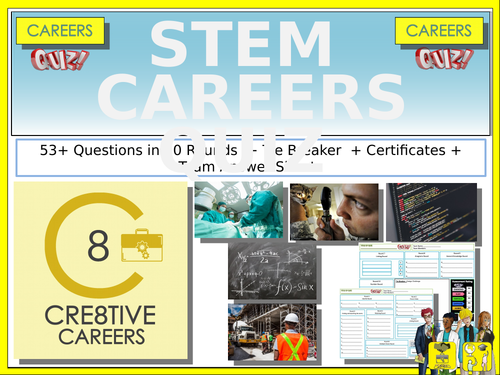 STEM Linked Careers Quiz | Teaching Resources