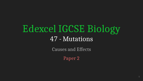 Edexcel IGCSE Biology Presentations Chapter 5 - Reproduction and ...