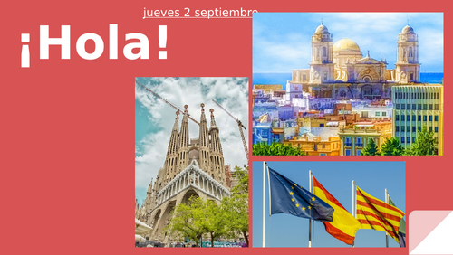 Spanish first lesson of the year activities | Teaching Resources