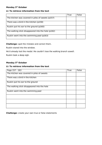 Krindlekrax - 7 Weeks Whole Class Reading - Year 4 | Teaching Resources