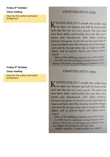 Krindlekrax - 7 Weeks Whole Class Reading - Year 4 | Teaching Resources