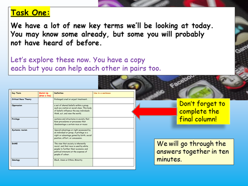 Racism, Media and Critical Race Theory | Teaching Resources