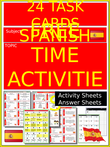 Spanish Free Time Activities | Teaching Resources