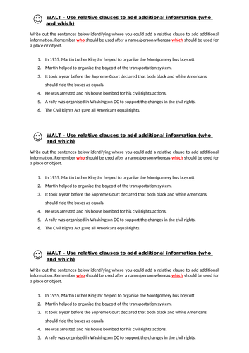 Black History Month Biographical Writing | Teaching Resources