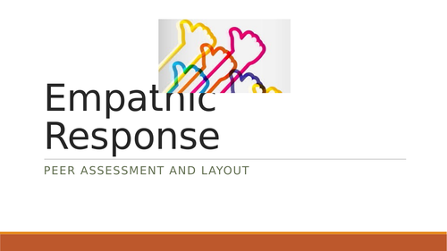 World Literature Empathic Response | Teaching Resources