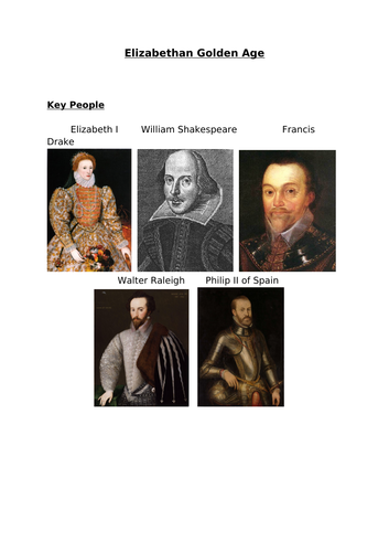 Tudor Golden Age unit | Teaching Resources