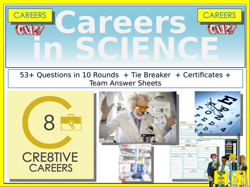 Science STEM Careers Quiz | Teaching Resources
